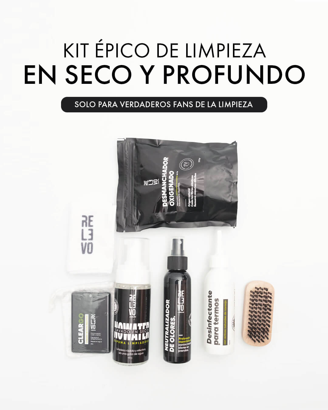 KIT ÉPICO – Relevo Productos Especializados de Limpieza